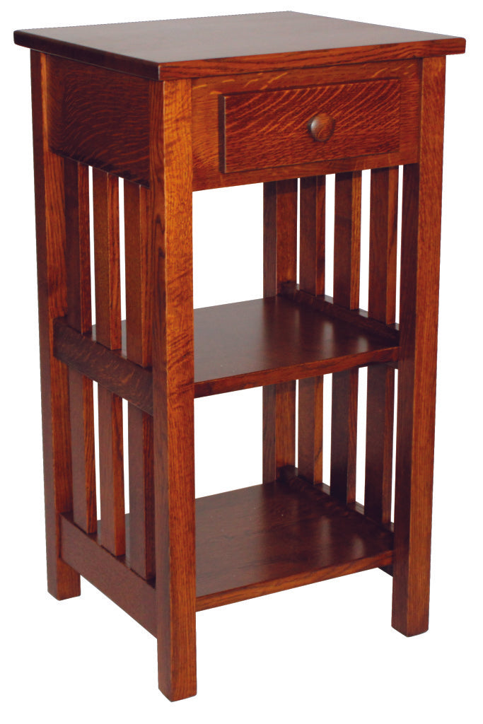 Wide Slat Mission Phone Stand - Amish Traditions