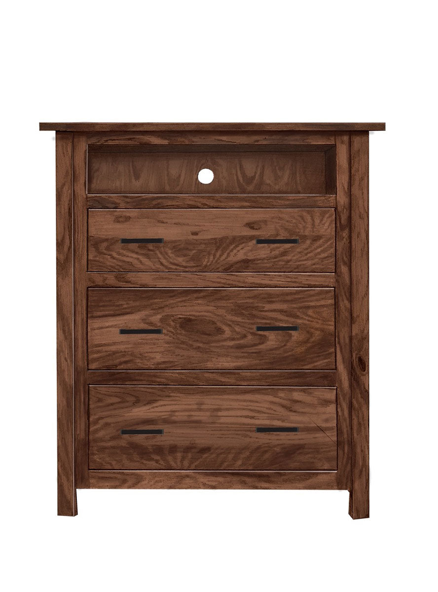 Parkview 4 Drawer TV Chest of Drawers – 37"W – Amish Traditions