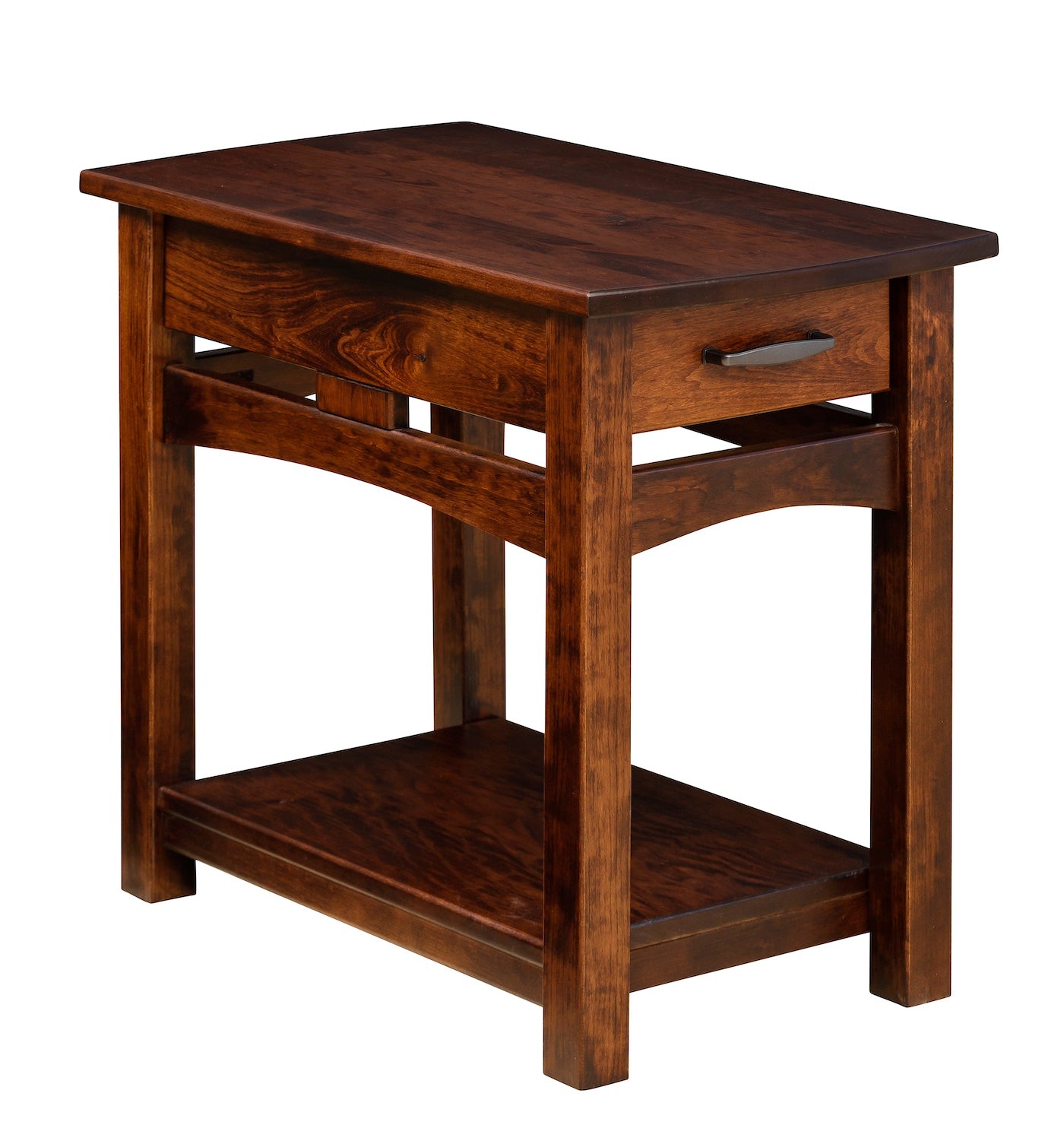 Homestead Chair Side Table with Drawer – Amish Traditions