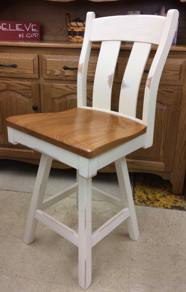 24 Austin Bar Stool - Amish Traditions