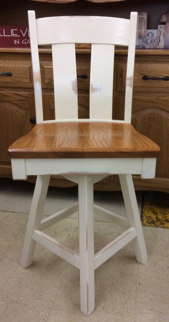 24 Austin Bar Stool - Amish Traditions