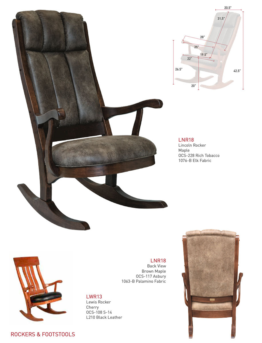 Lincoln Rocker – Amish Traditions