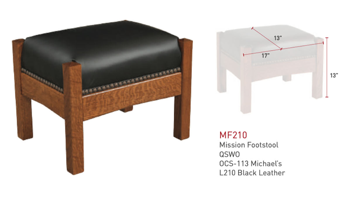 Mission Footstool – Amish Traditions