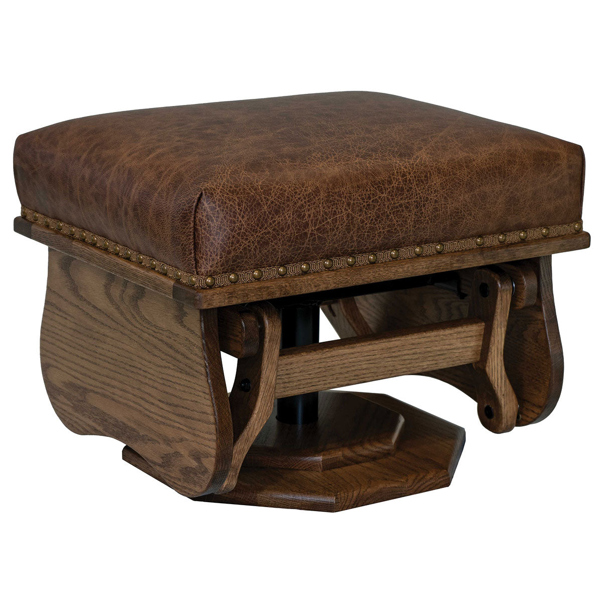 Gliding Swivel Ottoman – Amish Traditions