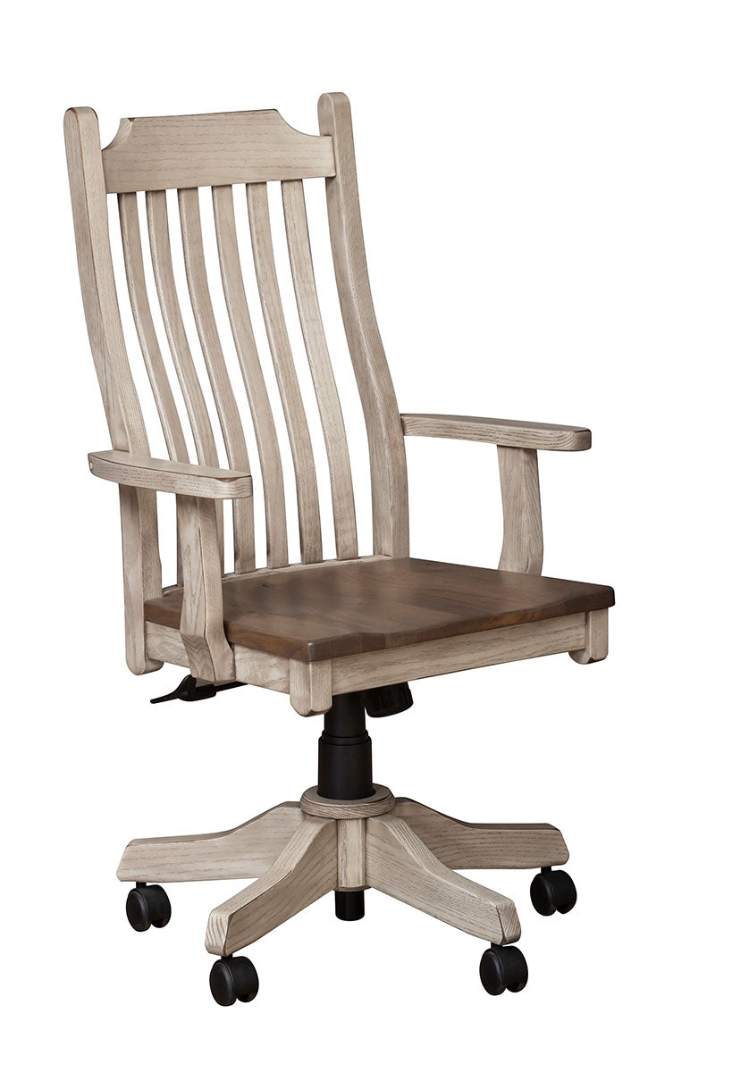 Madison Office Chair with Gas Lift – Amish Traditions