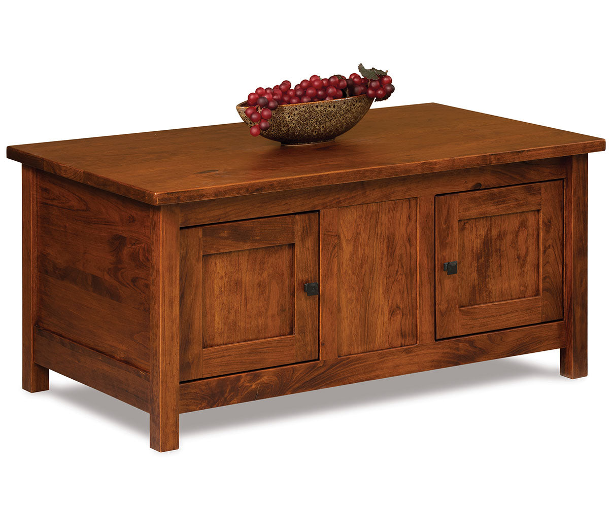 Centennial Enclosed Coffee Table W/Doors – Amish Traditions