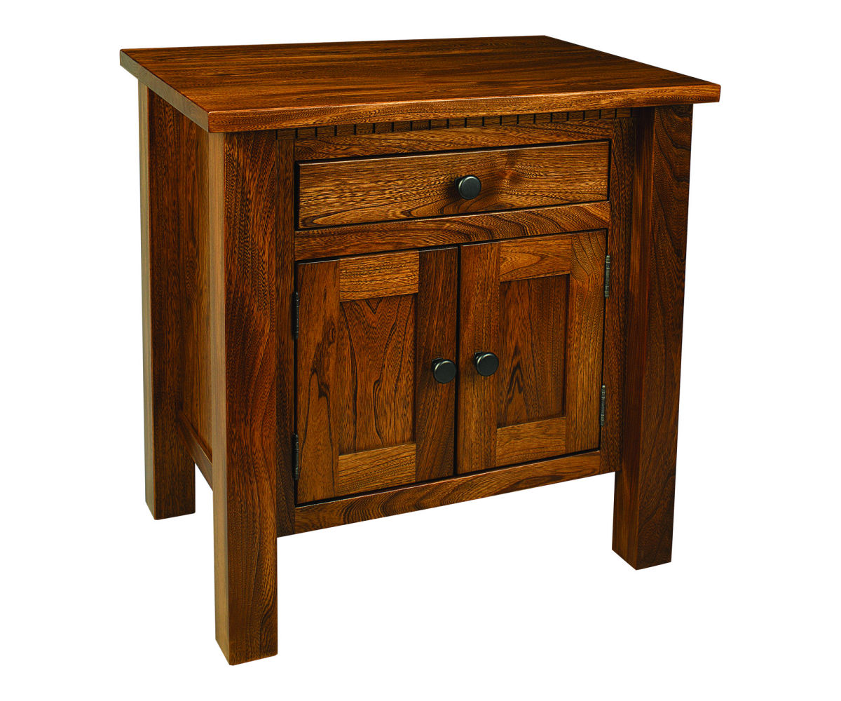 Lindholt 1-Drawer, 2-Door Night Stand – Amish Traditions