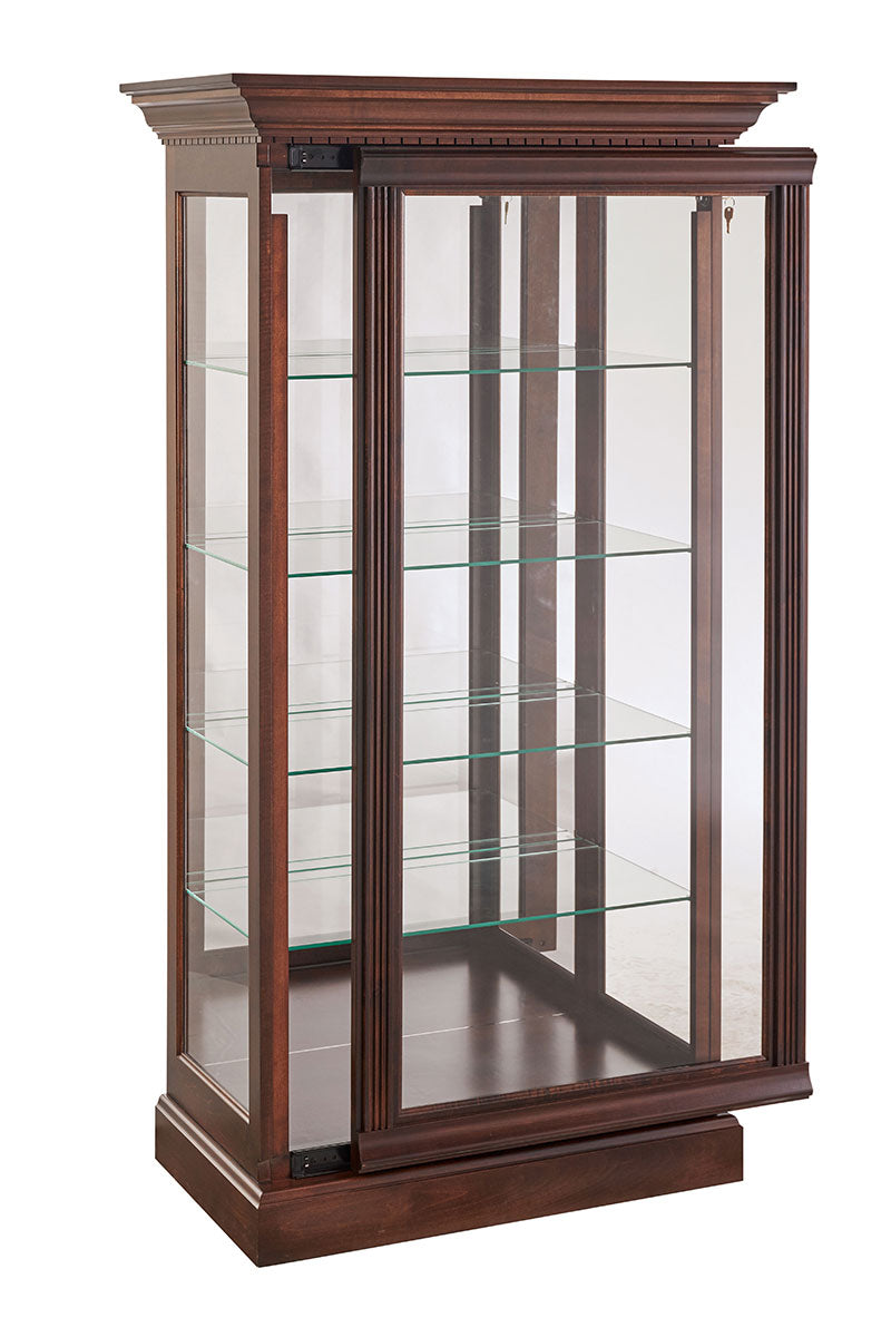 Two-Way Sliding Door Curio – Amish Traditions