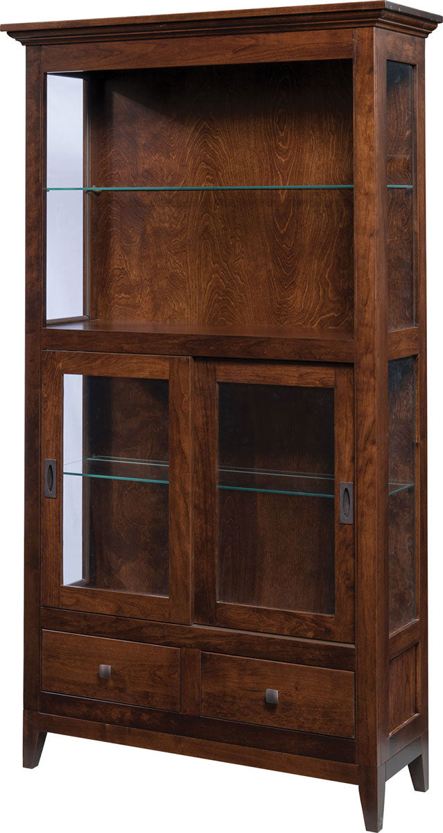 Savanna Display Case Curio – Amish Traditions