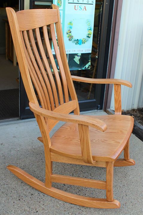 High Back Rocker – Amish Traditions