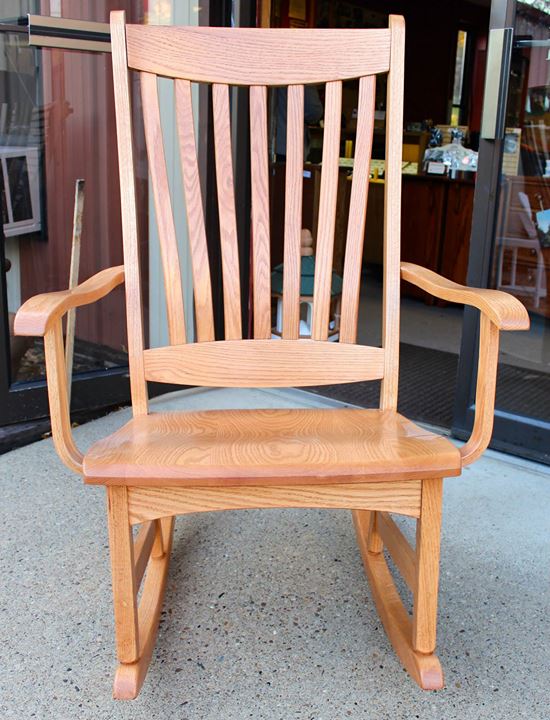 High Back Rocker – Amish Traditions
