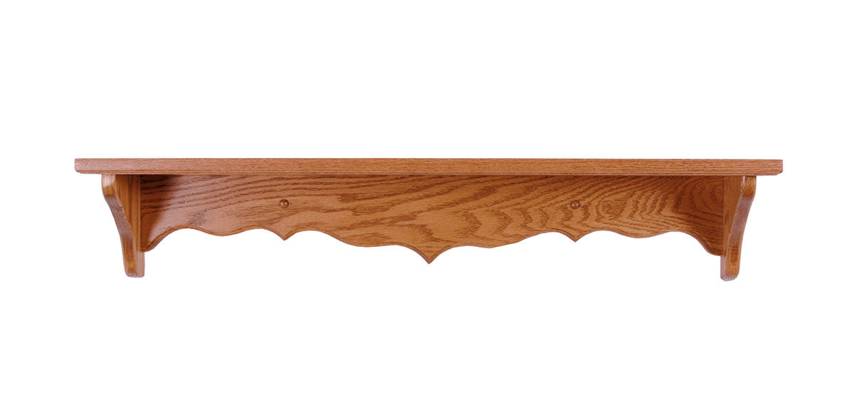 Curved Back Shelf – Amish Traditions