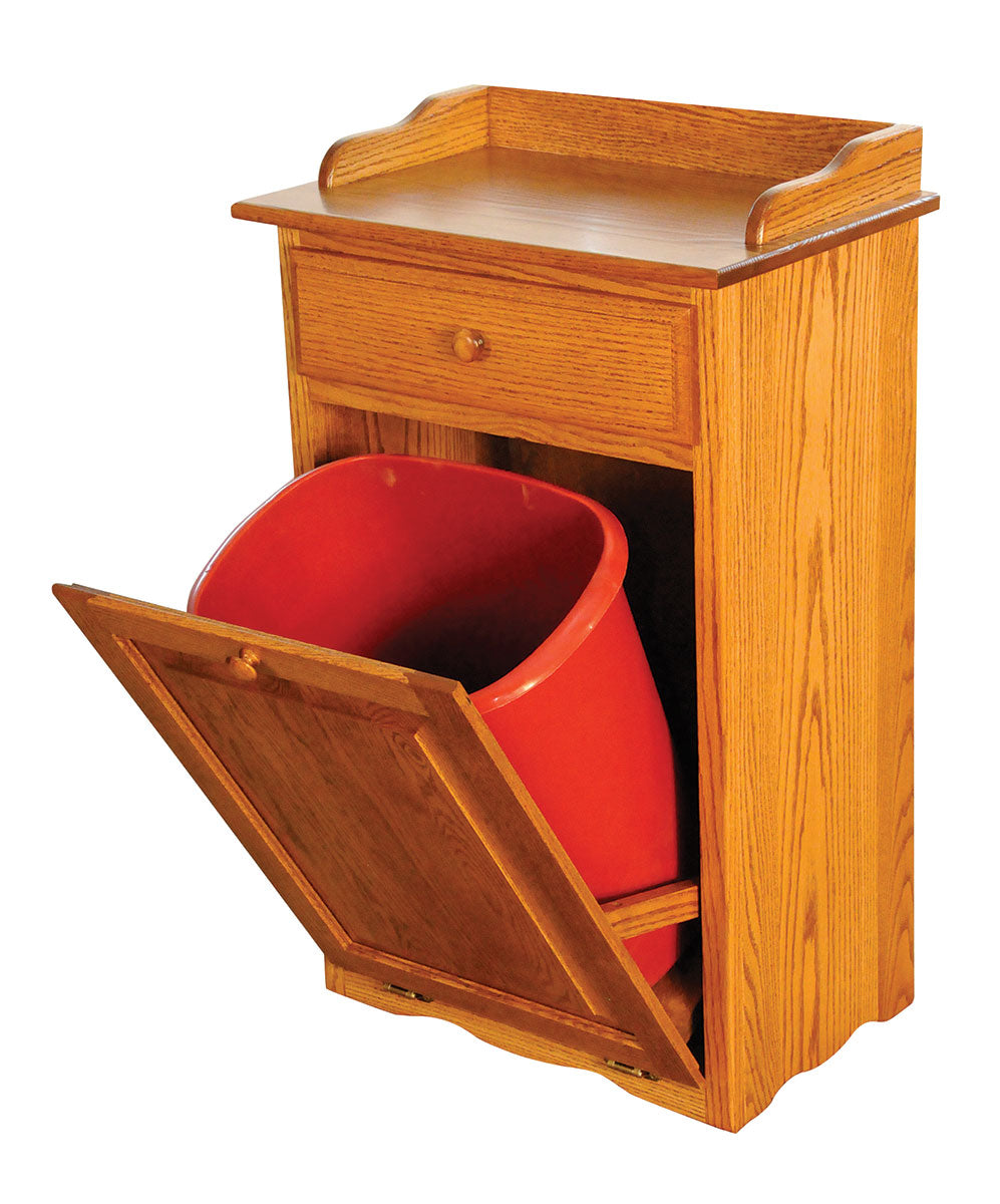 10 Gallon Tip Out Trash Bin – Amish Traditions