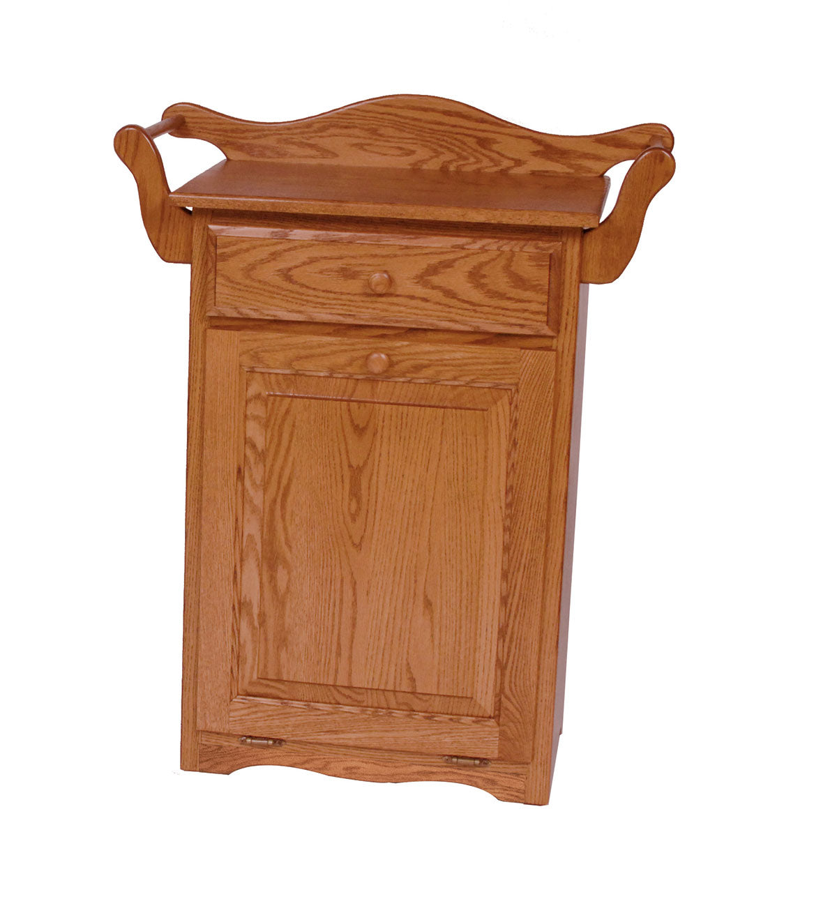 13 Gallon Tip Out Trash Bin with Towel Bar – Amish Traditions