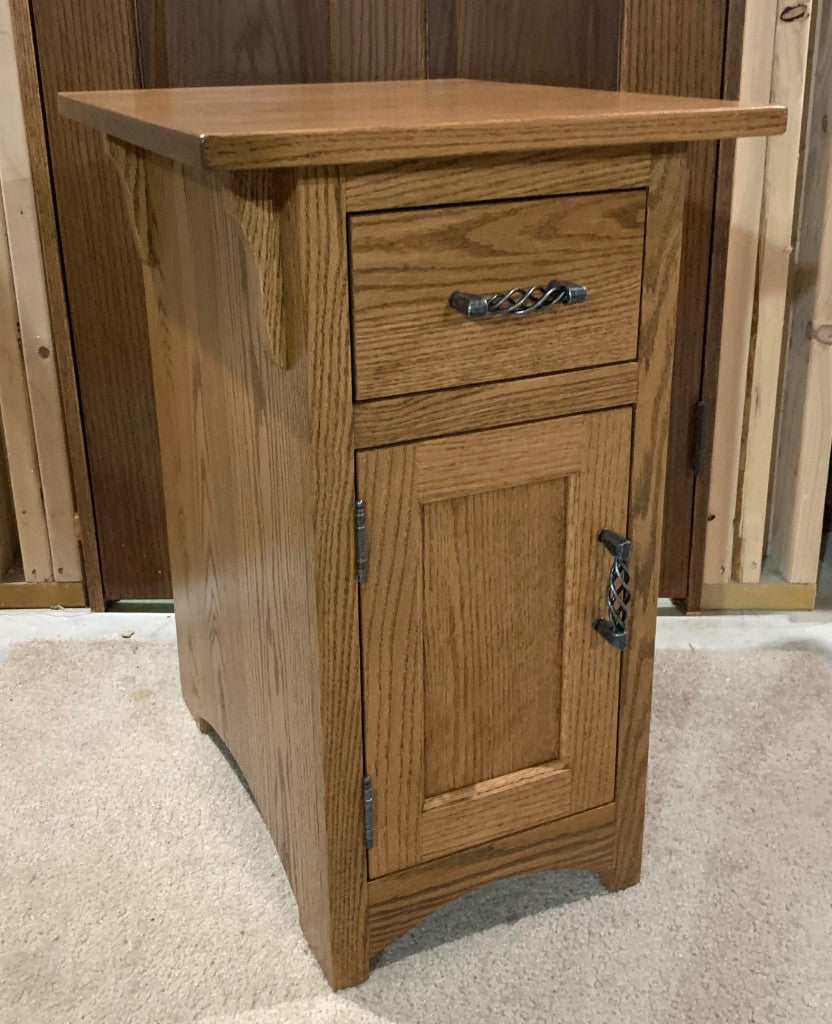Mission 1 Door Chair Side Table 5 - Amish Traditions