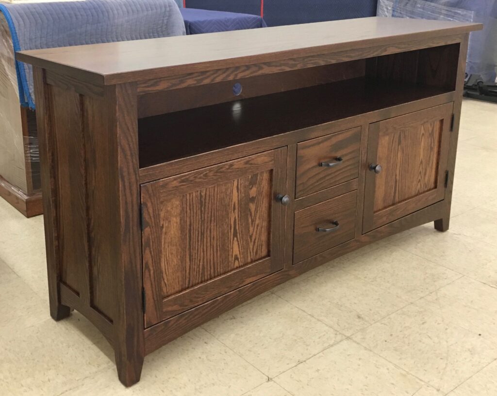 Classic Mission 60 Tv Console - Amish Traditions