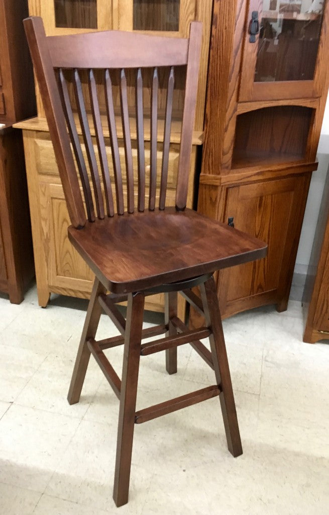 30 Post Mission Bar Stool - Amish Traditions
