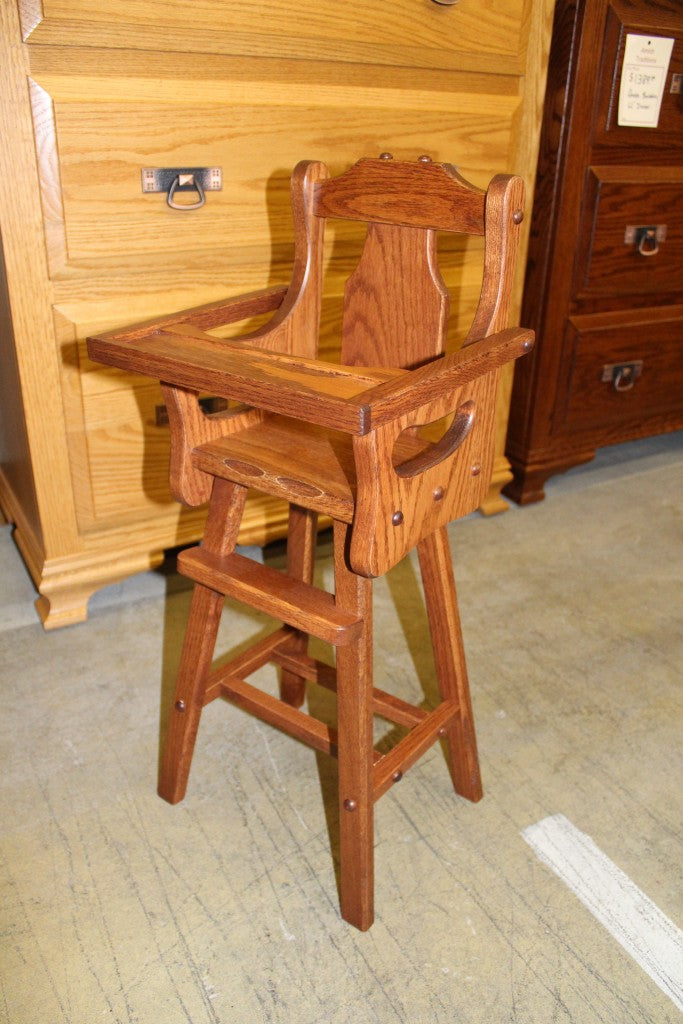 Doll High Chair 3 - Amish Traditions