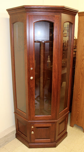 8 Gun Carousel Corner Gun Cabinet - Amish Traditions