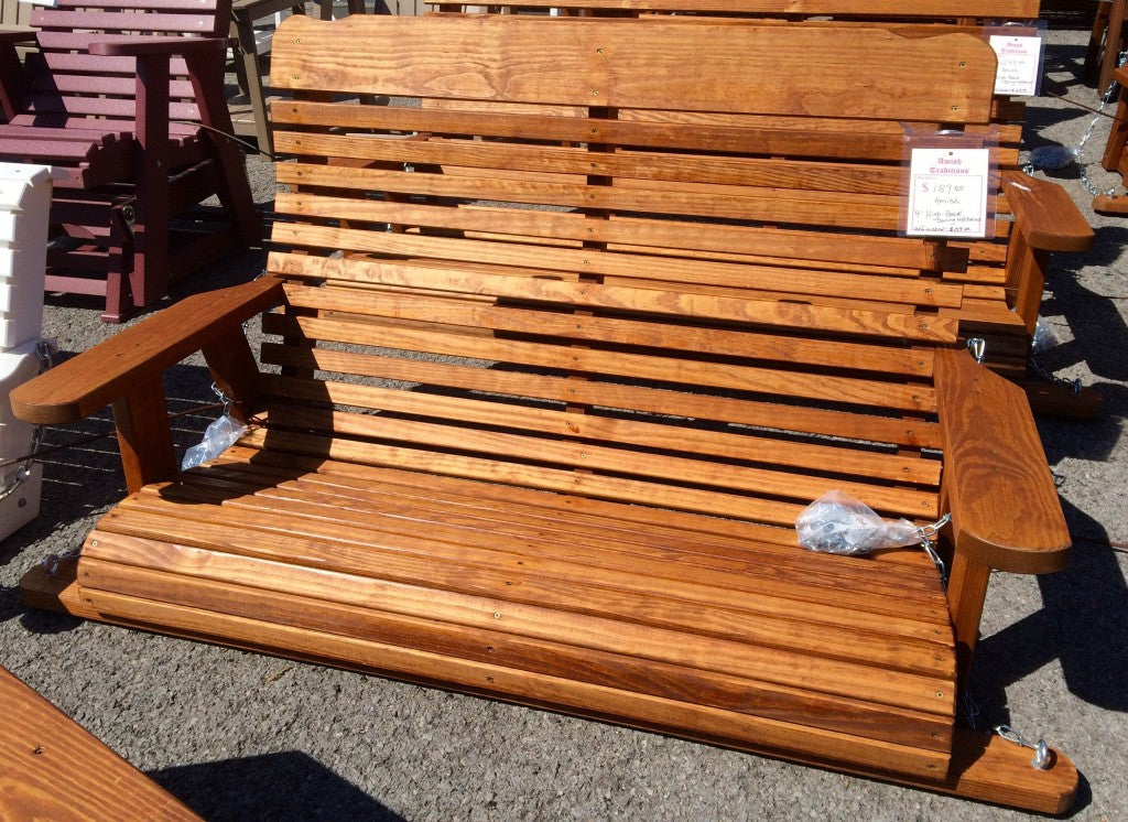 4 High Back Swing 2 - Amish Traditions