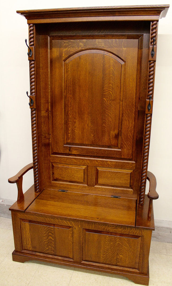 Rope Twist Hall Seat - Amish Traditions