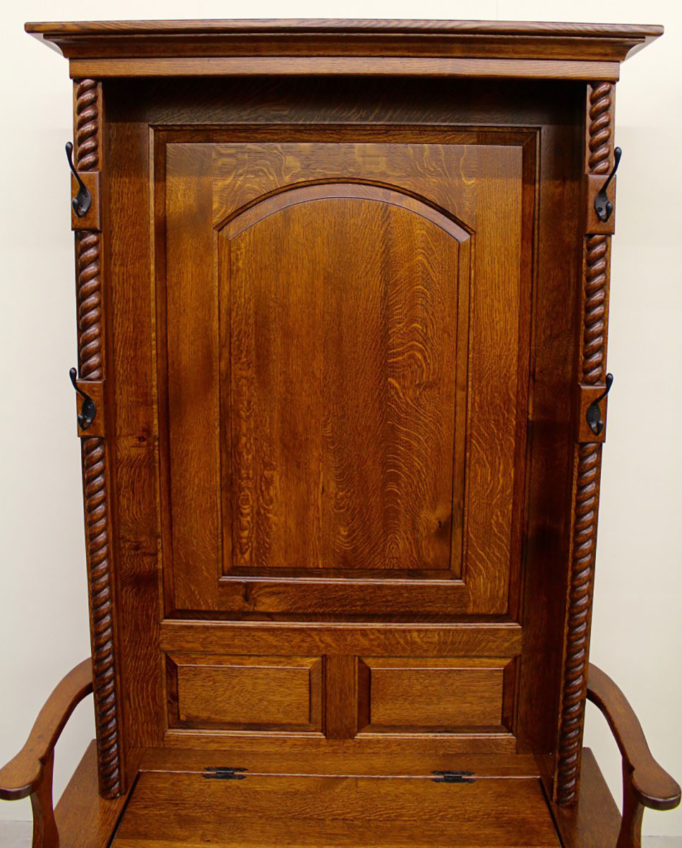 Rope Twist Hall Seat - Amish Traditions