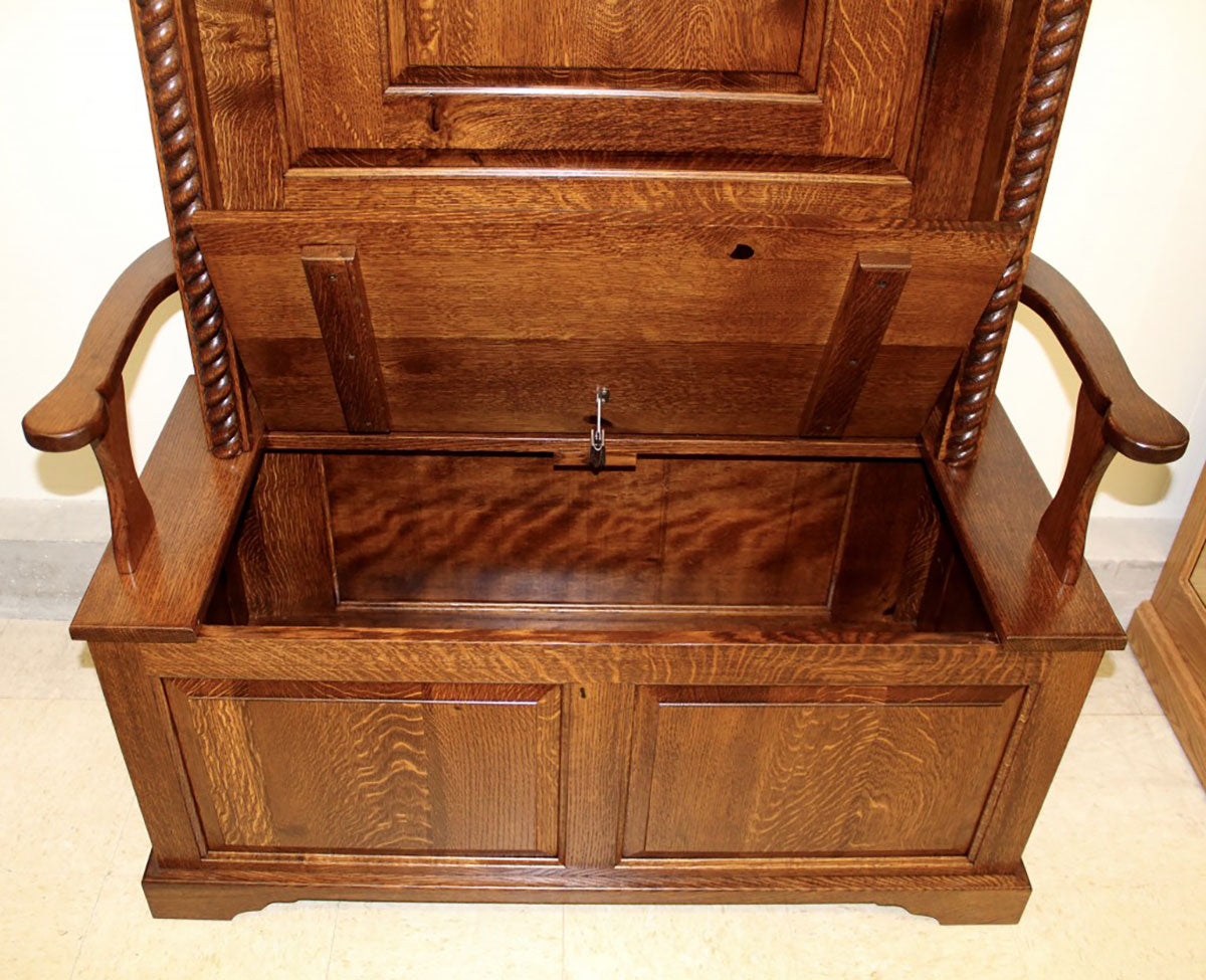 Rope Twist Hall Seat - Amish Traditions