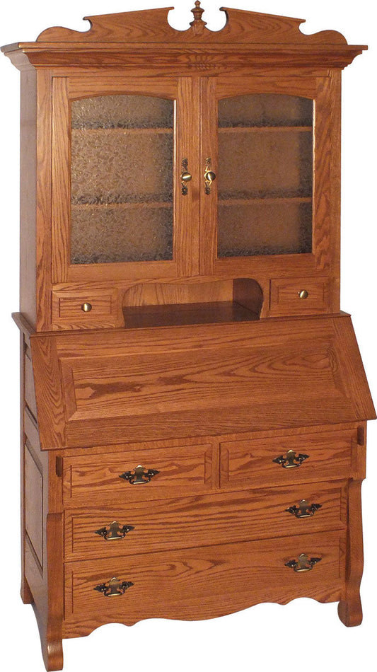 Stylish Small Secretary Desks with Cabinets & Hutch Options – Amish ...
