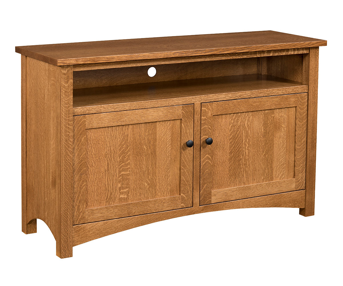 Claremont Mission 51" Entertainment Console – Amish Traditions