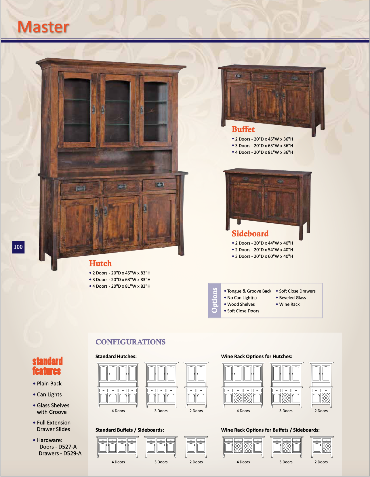 Master Hutch - Amish Traditions