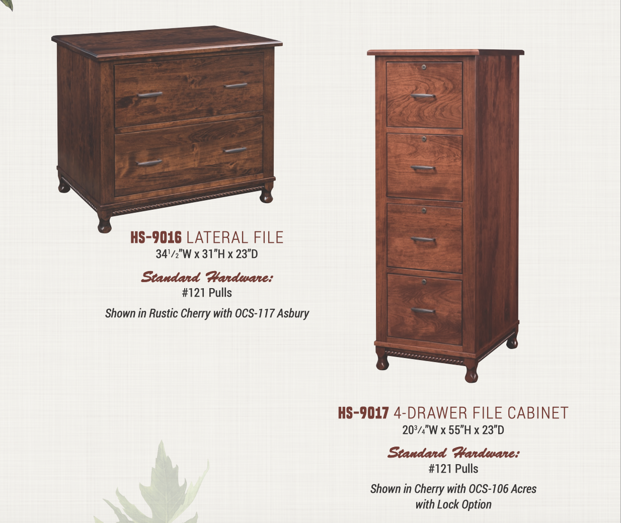 3 Drawer Henry Stephens File Cabinet – Amish Traditions