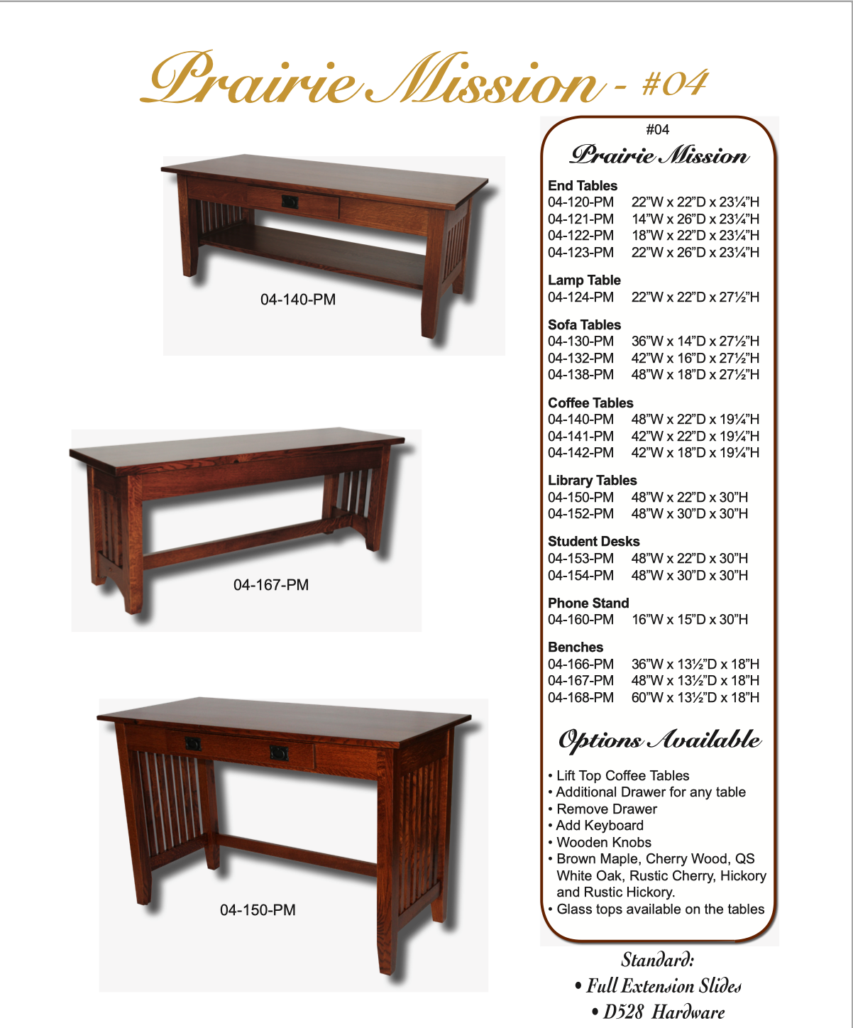 Prairie Mission Phone Stand - Amish Traditions