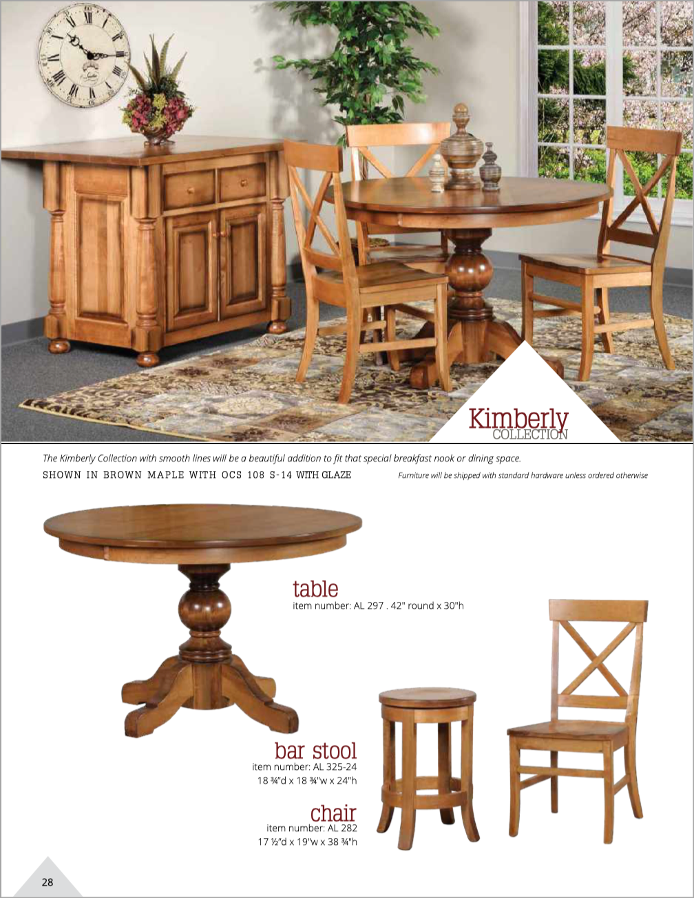 Kimberly Dining Room Set – Amish Traditions