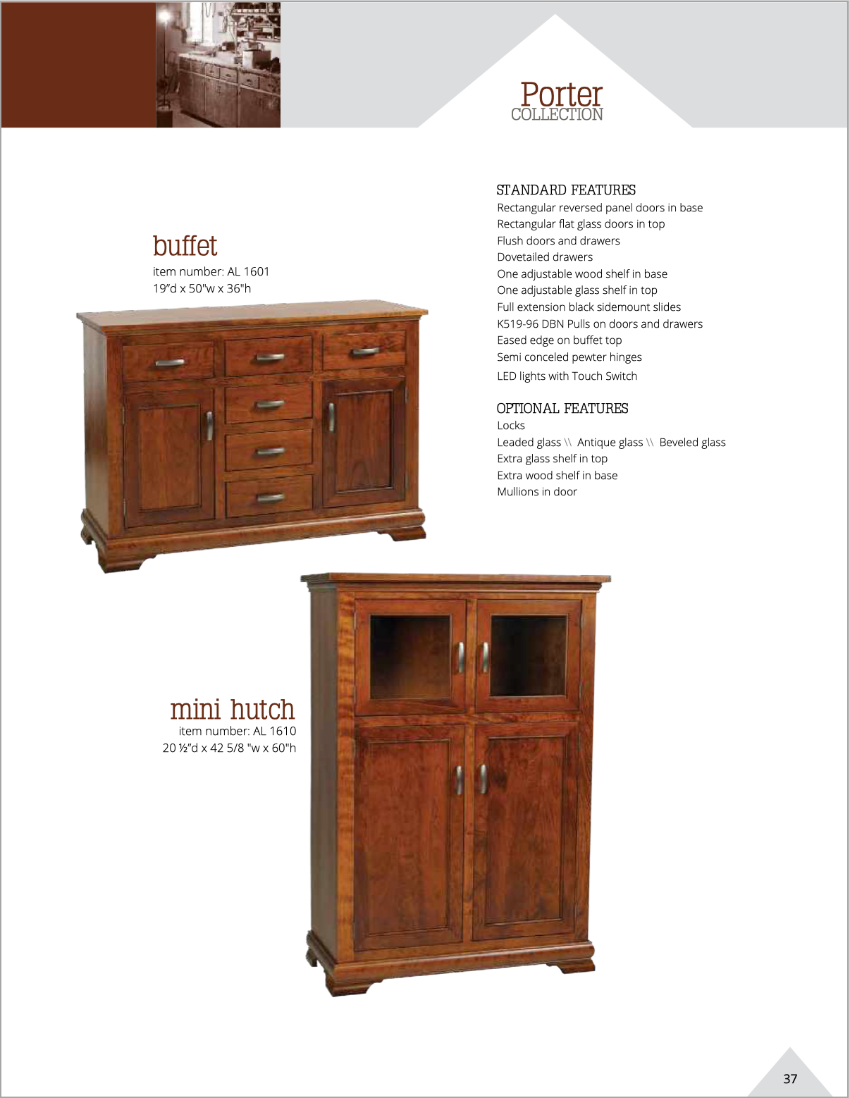 Porter Dining Room Set – Amish Traditions