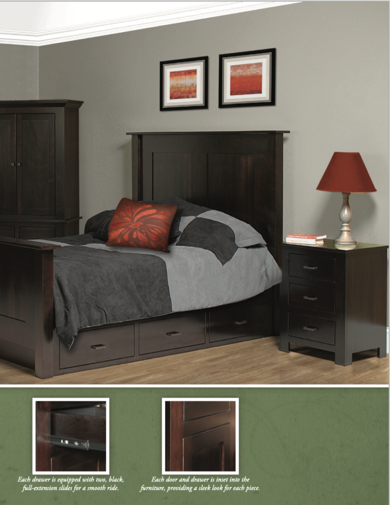 Horizon Shaker Bedroom Set – Amish Traditions