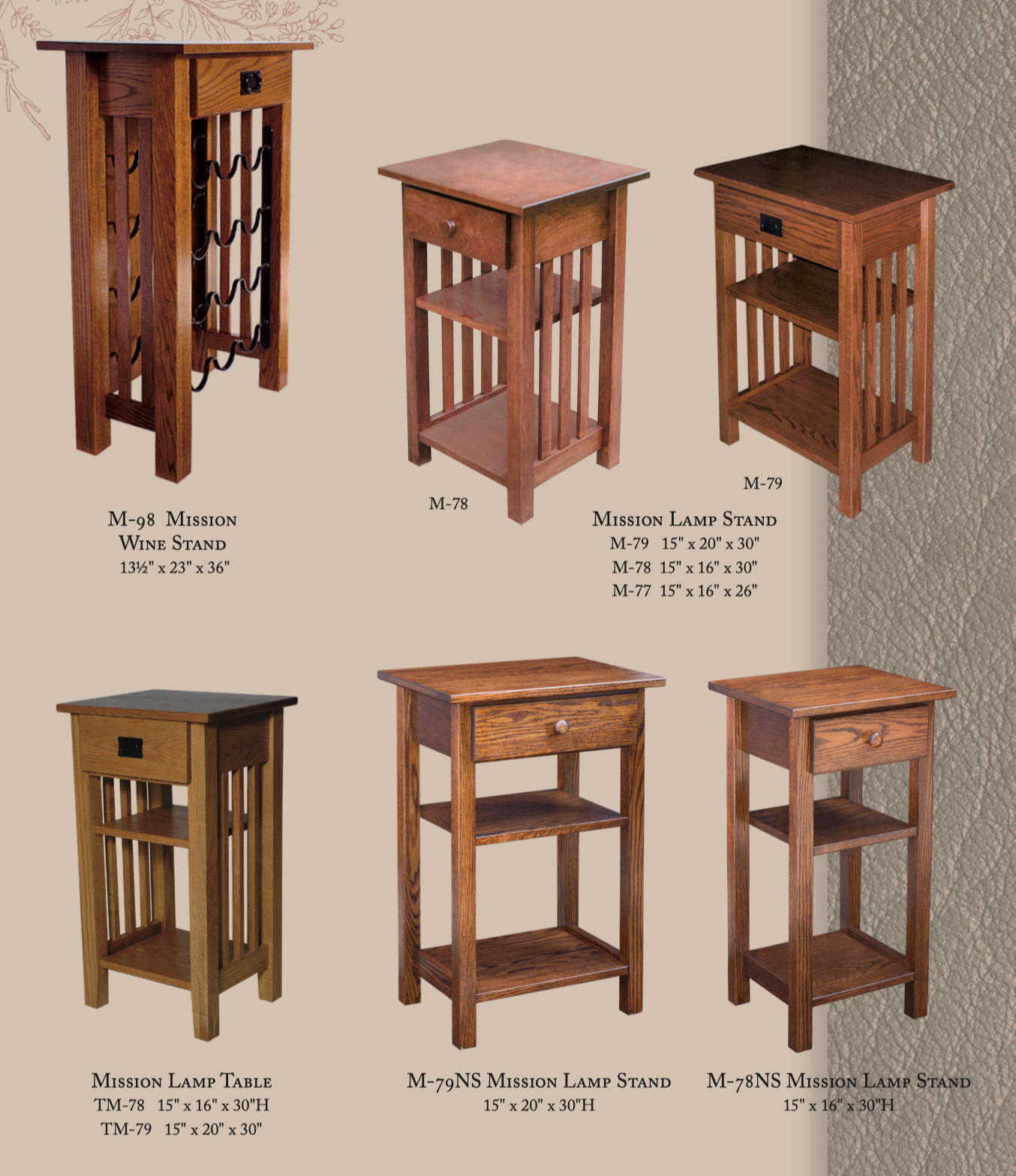 Mission Phone Stand – Amish Traditions