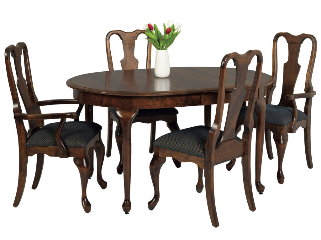 Queen Anne Table and Chair Set – Amish Traditions