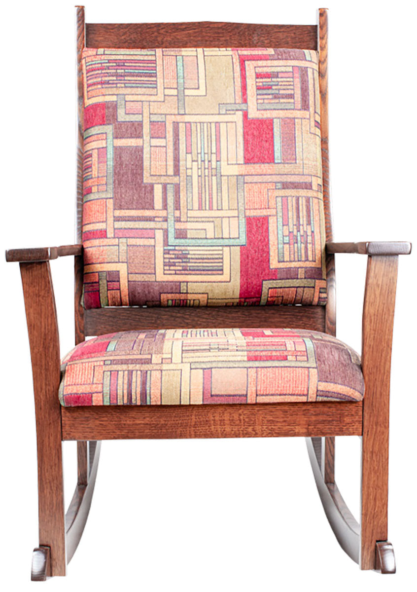 Keystone #120 Upholstered Rocker – Amish Traditions