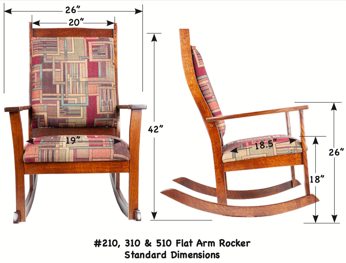 Keystone #120 Upholstered Rocker – Amish Traditions